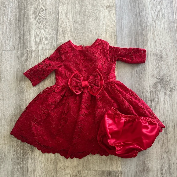 Rare Editions | Dresses | Rare Editions Scarlet Lace Dress | Poshmark